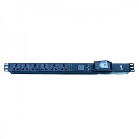 PDU 6 Universal Outlet (Circuit Breaker 16A+V-A)